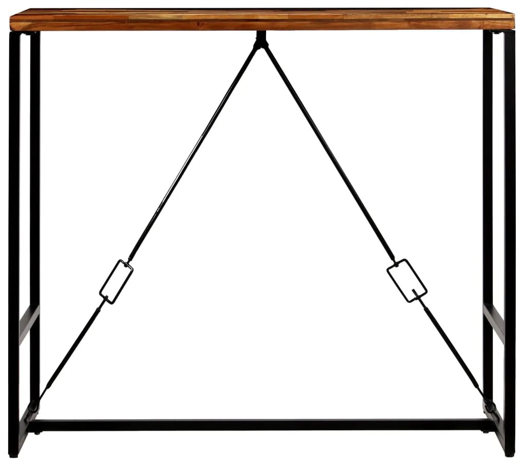 vidaXL Marketos Barový stůl masivní recyklované dřevo 120 x 60 x 106 cm
