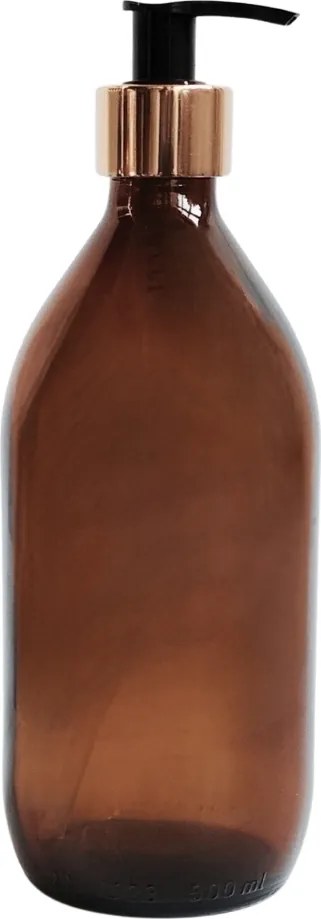 Dávkovač mýdla MONA 500 ml s černo-zlatým dávkovačem