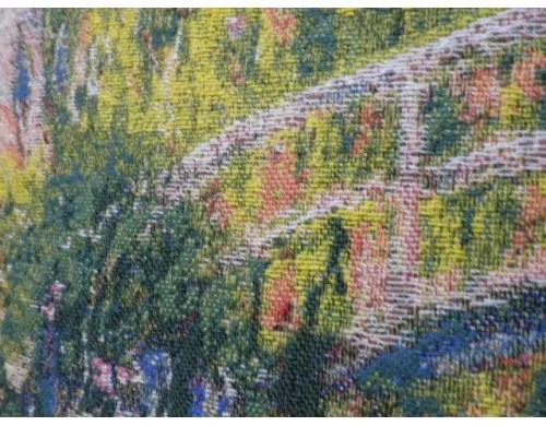 Gobelínový povlak na polštář  - Pont de Giverny multico by Monet