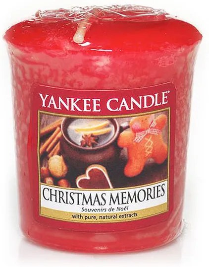 Yankee Candle – votivní svíčka Christmas Memories, 49 g