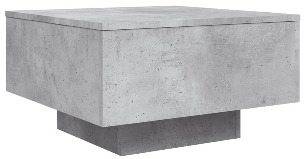 Konferenční stolek betonově šedý 55x55x31 cm kompozitní dřevo - Default Title