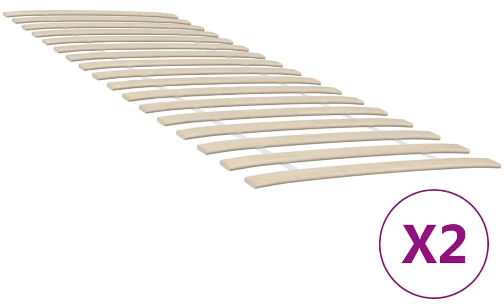 Náhradní lamely k posteli s 34 lamelami 2 ks 80x200 cm 3203720