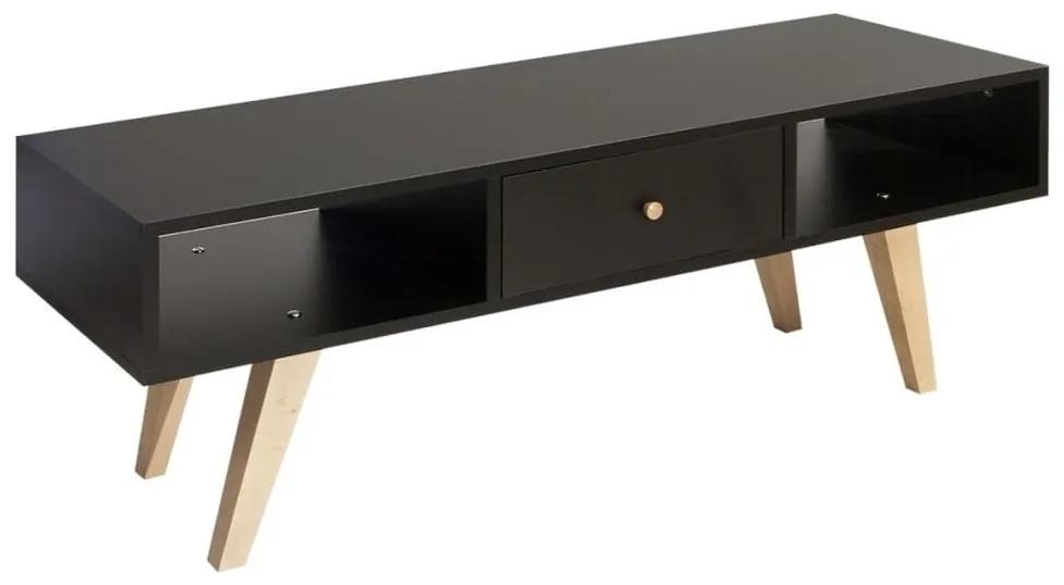 TV stolek SYMBIOSIS Prism 117 cm, černá