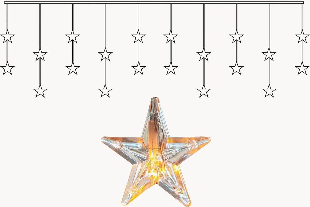 Vánoční světelný LED řetěz Star