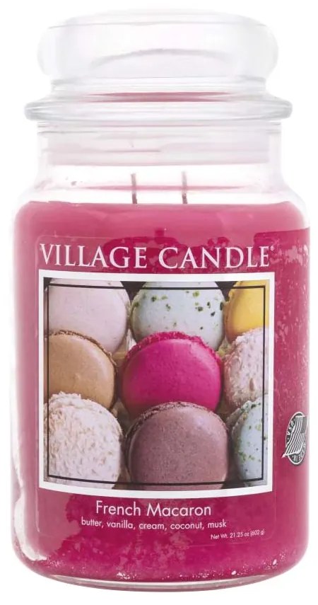 Village Candle - vonná svíčka French Macaron (Francouzské makronky) 737g