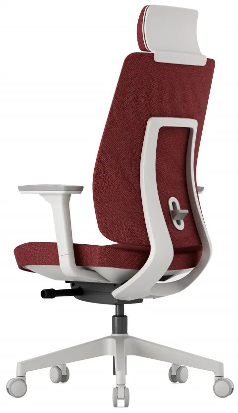 Office Pro Kancelářská ergonomická židle K50 — bílá Modrá