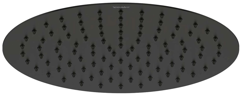 Duravit - Hlavová sprcha, průměr 30 cm, matná černá UV0660020046