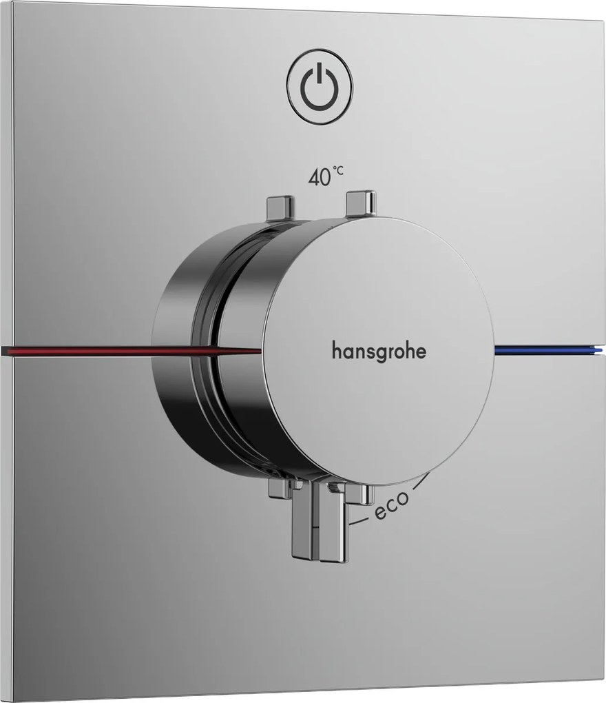 Hansgrohe ShowerSelect Comfort E, termostat pod omítku pro 1 spotřebič, chrom, HAN-15571000