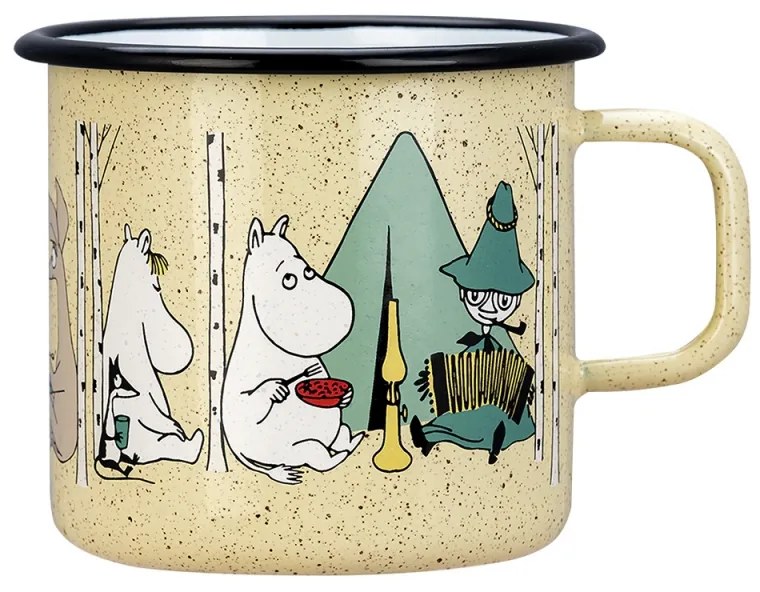 Hrnek Moomin Campers 0,8l, smalt / béžový