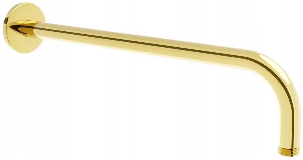 Mexen KAI, podomítkové rameno 40cm + sprchová hlavice 30cm, zlatá, 79230-50 + 79211-50