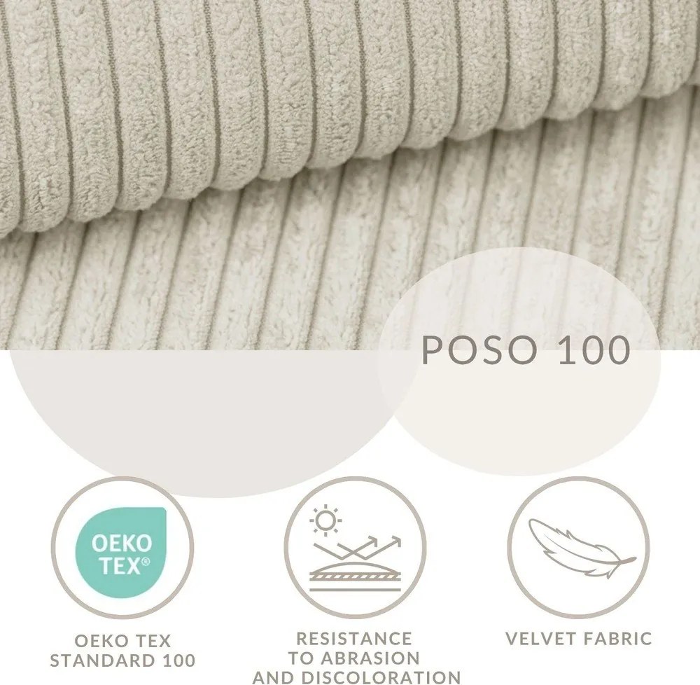 Krémová boxspring postel s úložným prostorem 160x200 cm Tasca – Maison de Rêve