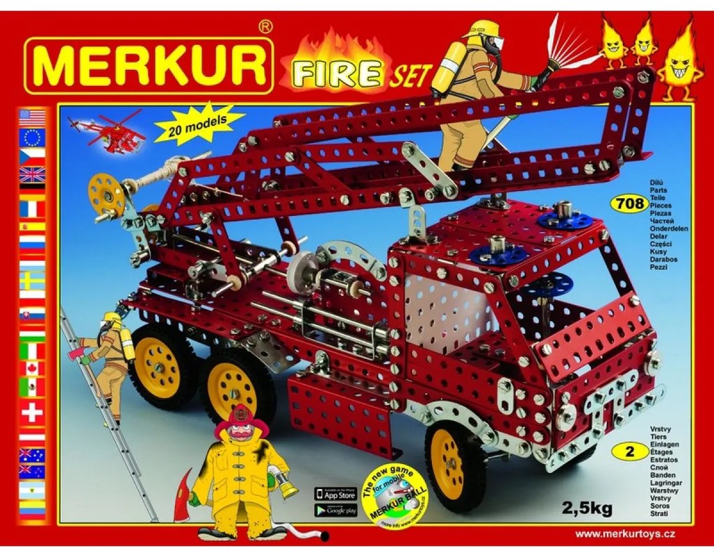 Stavebnice Merkur Fire set