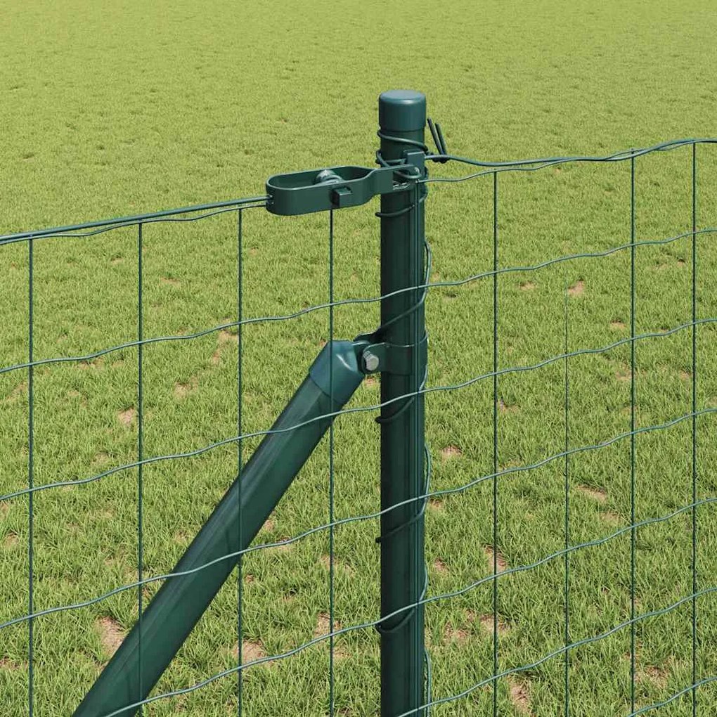 Evropský plot se hroty 10 x 1,0 m Ocel potažená PVC Zelená 3350614