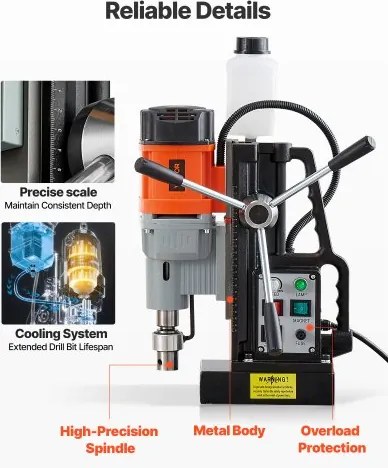 Magnetická vrtačka, 1500 W VEVOR