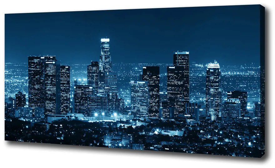 Wallmuralia Foto obraz na plátně do obýváku Los Angeles noc 100x50 cm