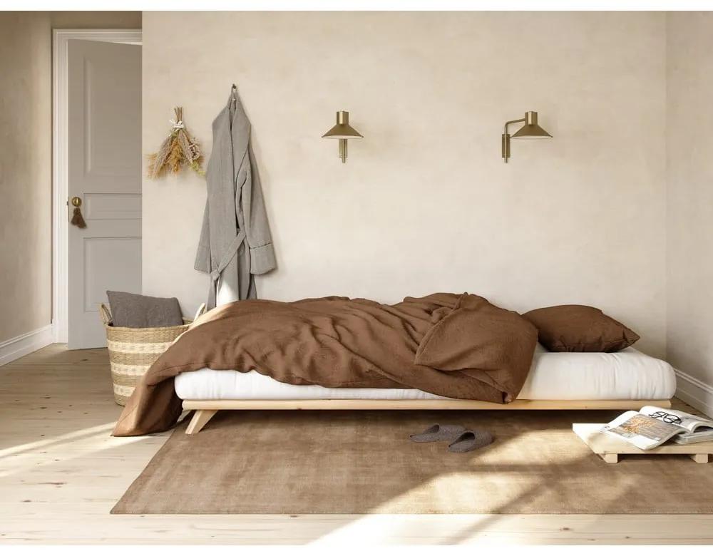 Jednolůžková postel z borovicového dřeva s roštem 90x200 cm Senza – Karup Design