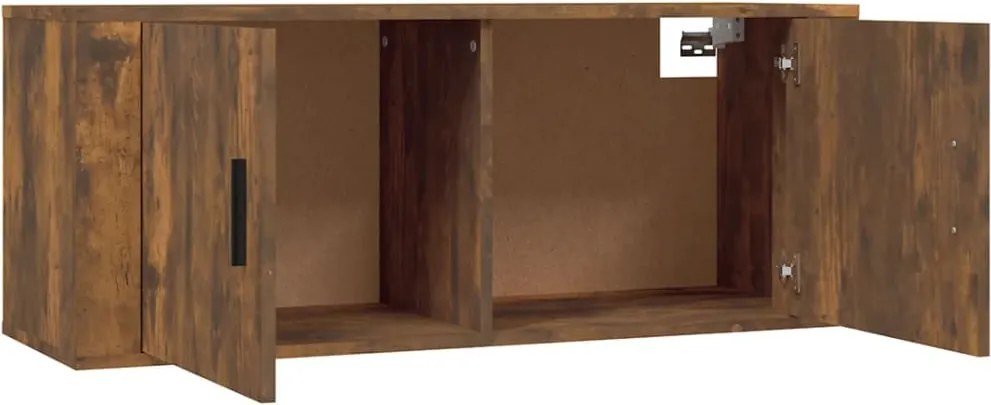 2dílný set TV skříněk kouřový dub kompozitní dřevo 3188427
