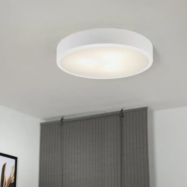 Stropní svítidlo NATURAL 5xE27/15W/230V pr. 47,5 cm borovice/bílá