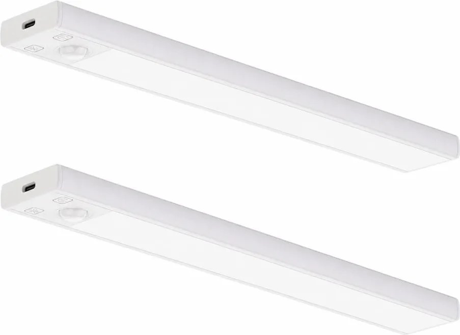 SADA 2x LED Nab. osvětlení nábytku se senz. VIRO LED/1,2W/800 mAh 30cm CCT bílá
