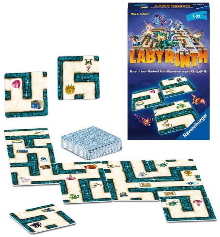 RAVENSBURGER Hra Labyrinth karetní *SPOLEČENSKÉ HRY* 2420929