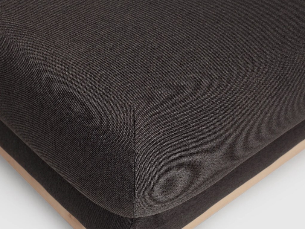 Nordic Design Antracitově šedá látková podnožka Skandi