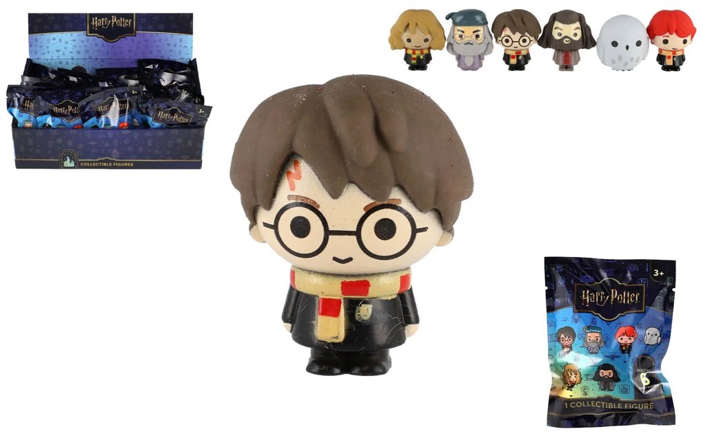 Harry Potter 3D figurka gumová v sáčku mix druhů (1 ks)