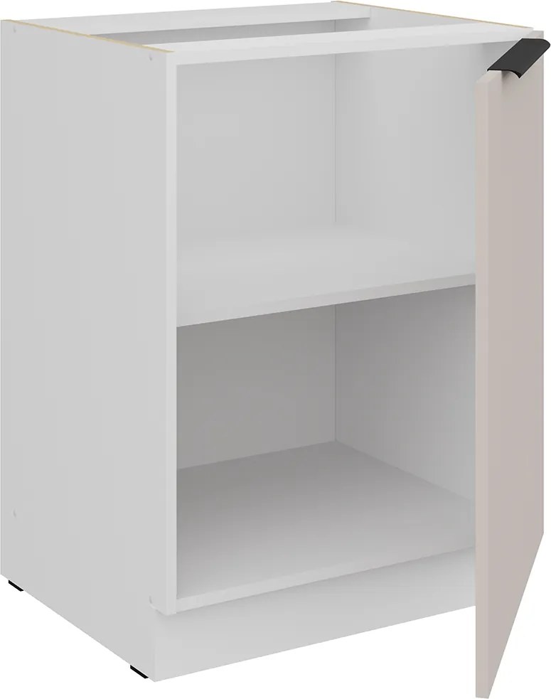 COMO | dolní skříňka 60 D 1F policová | 60 cm | bílá/kašmír