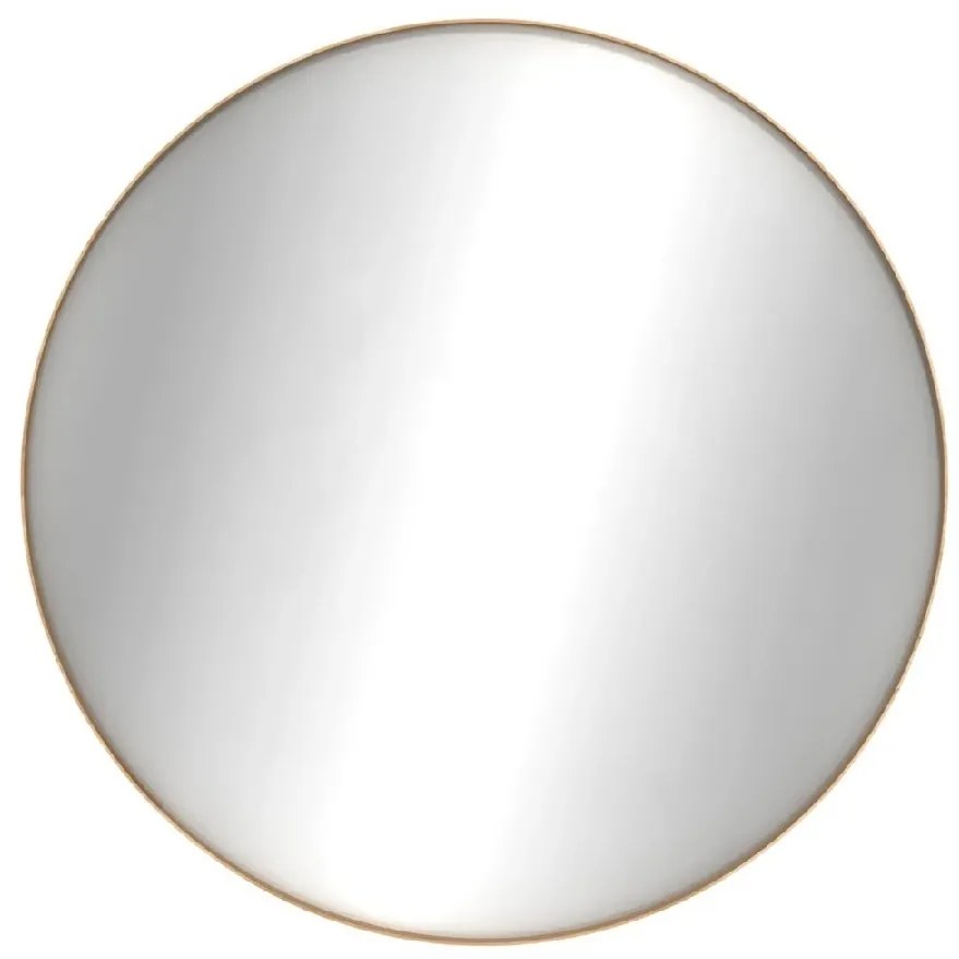 Ethnicraft designová zrcadla Oak Layers Wall Mirror (průměr 91 cm)