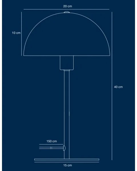 Nordlux - Stolní lampa ELLEN 1xE14/40W/230V zlatá/černá