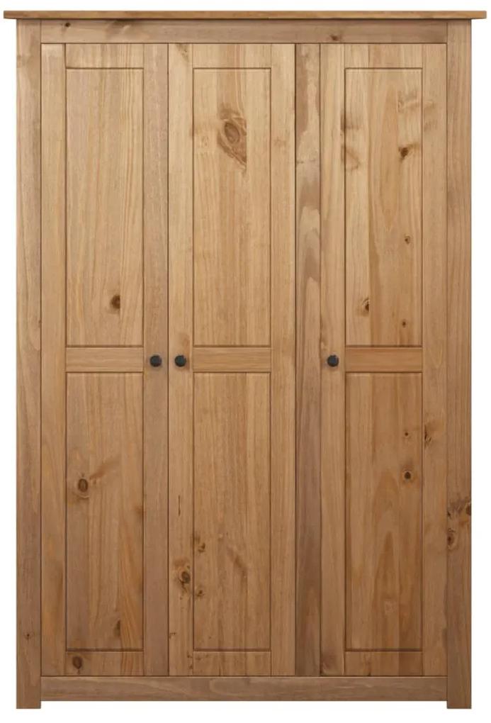 vidaXL Šatní skříň se 3 dveřmi 118x50x171,5 cm borovice řada Panama