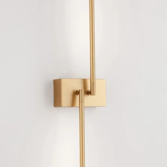 Designové nástěnné svítidlo Raccio B 6 zlaté