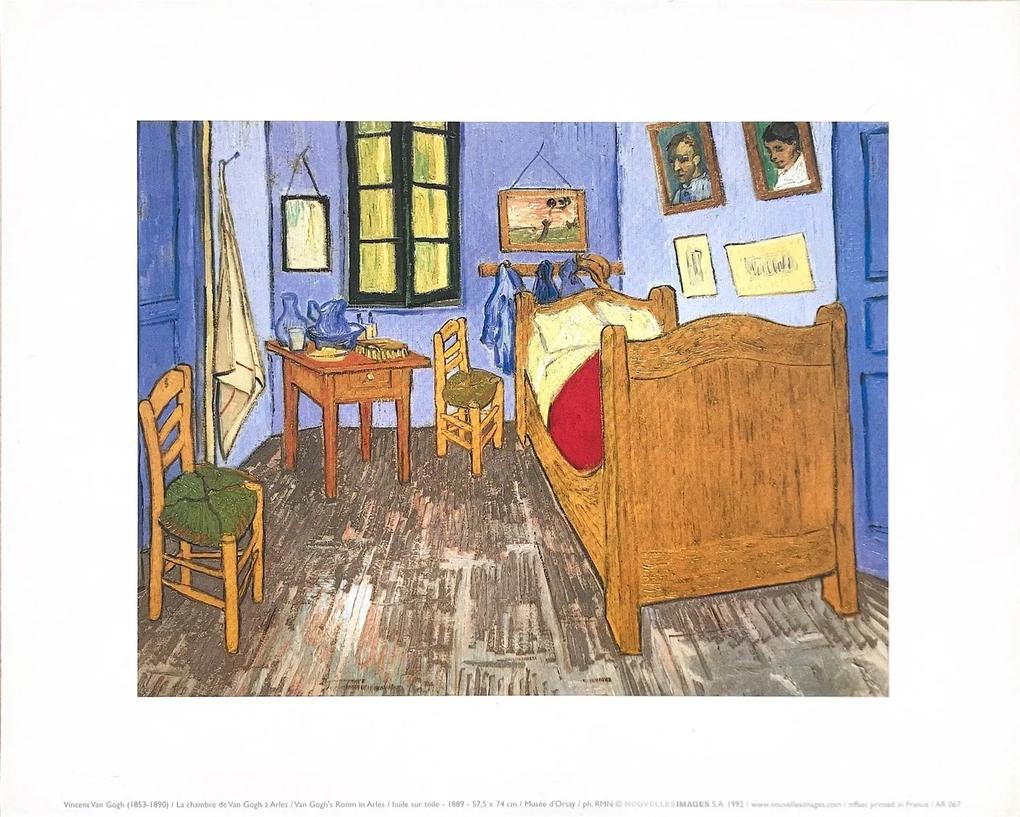 Postershop Obrazová reprodukce : Vincent Van Gogh - Room in Arles - 24x30cm