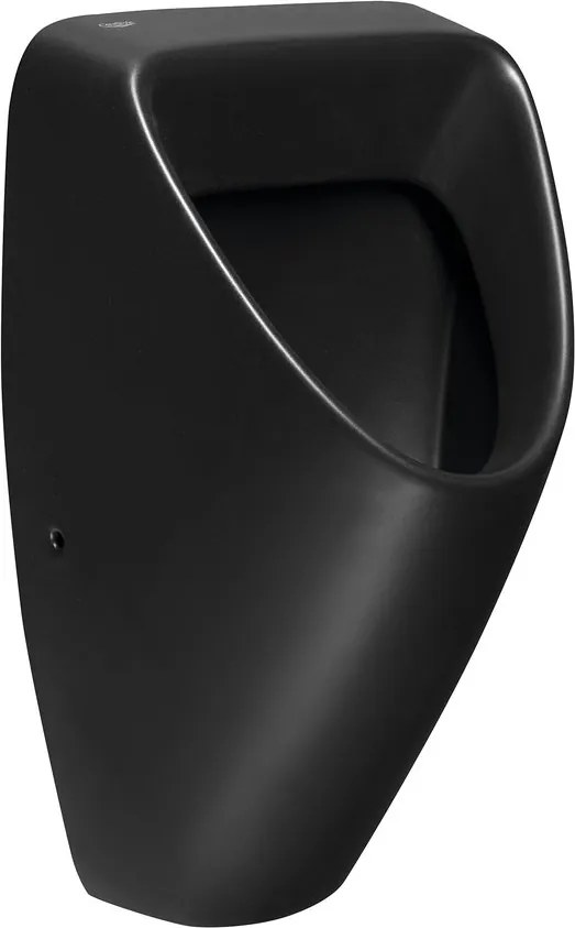 Bruckner Bruckner, SCHWARN BLACK keramický urinál, zadní přívod, zadní odpad, černý, 201.701.6