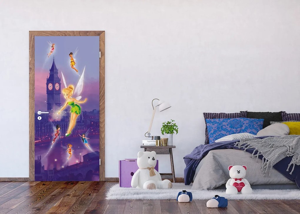 Dětská vliesová fototapeta na zed' Víly v Noci, Disney | 90 x 202 cm | DFTDNV 5424