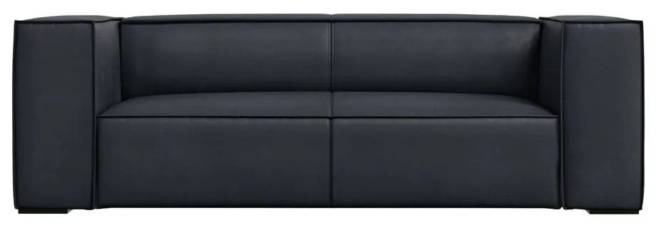 Tmavě modrá kožená pohovka 212 cm Madame – Windsor &amp; Co Sofas