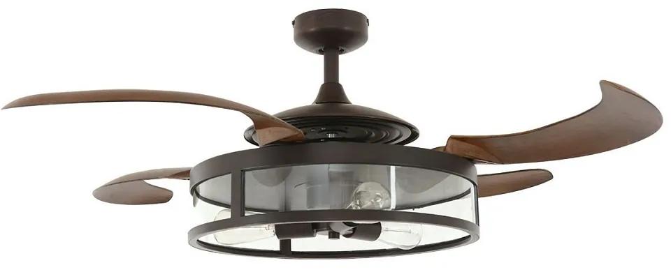FANAWAY CLASSIC 212925 48“ bronz/tmavé dřevo Reverzní stropní ventilátor