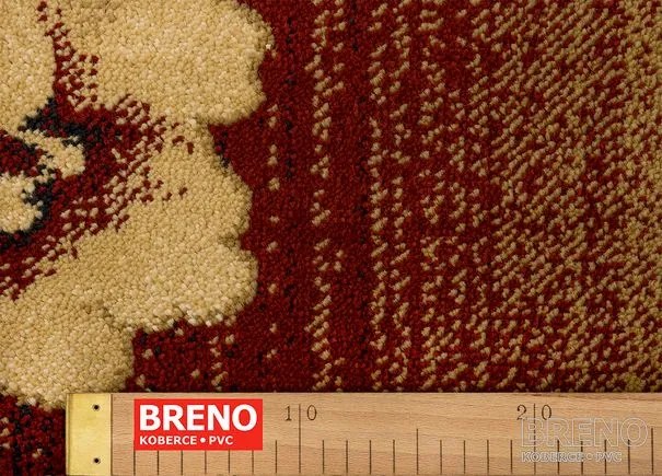 Breno Kusový koberec OPTIMAL DATURA O Dark Red, 120x170 cm, Vícebarevné