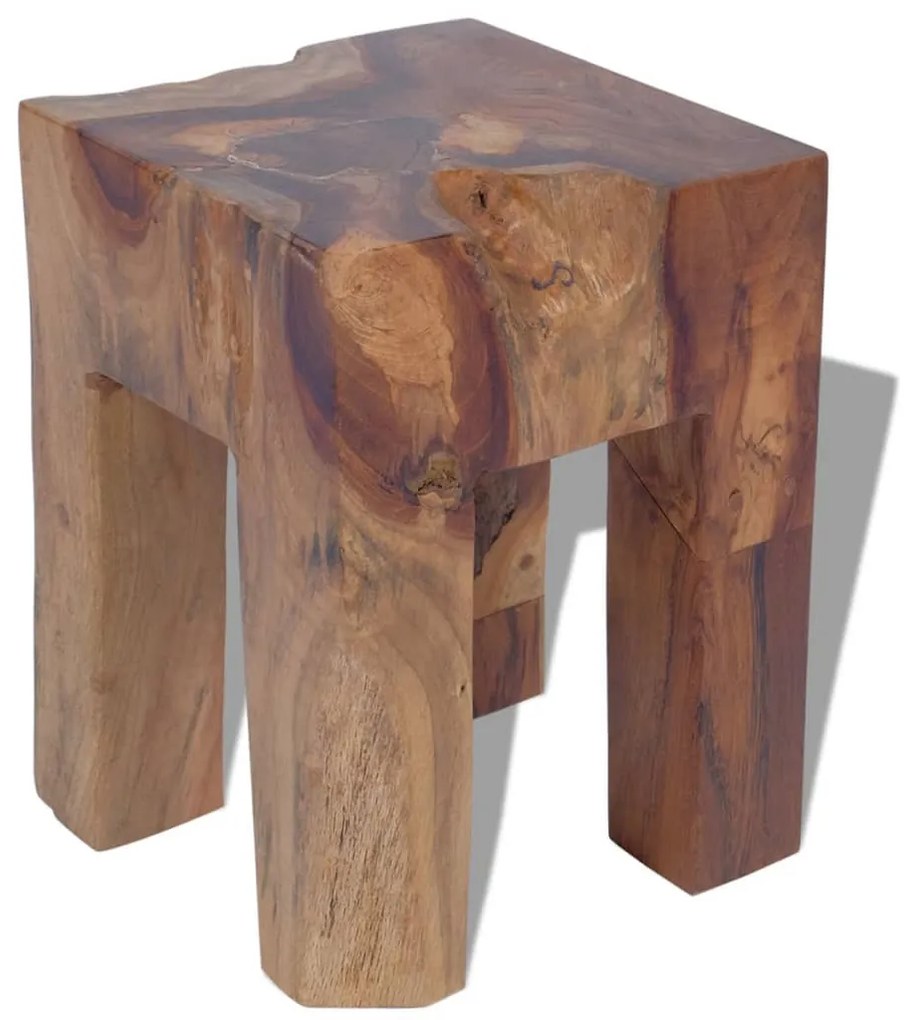 Stolička masivní teak 243471