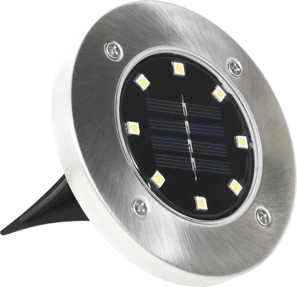 Solární světlo k zapíchnutí do země 8 ks LED RGB barva 315695