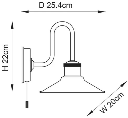 Endon 95508 - Koupelnové nástěnné svítidlo MARIS 1xE27/6W/230V IP44 lesklý chrom