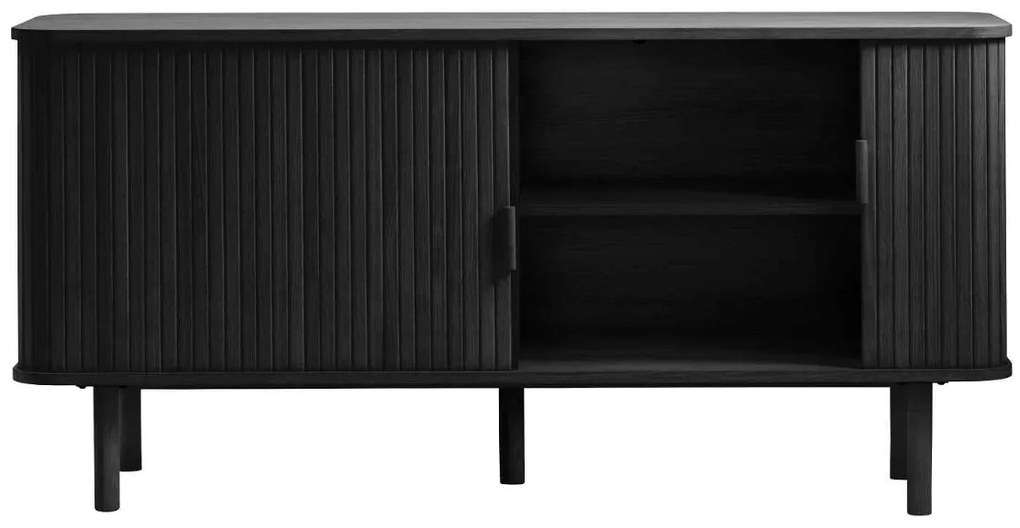 Designová komoda Parveen 160 cm černý dub