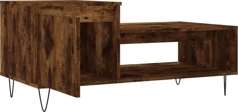vidaXL Konferenční stolek 100x50x45 cm kompozitní dřevo [830833] Barva: Černá