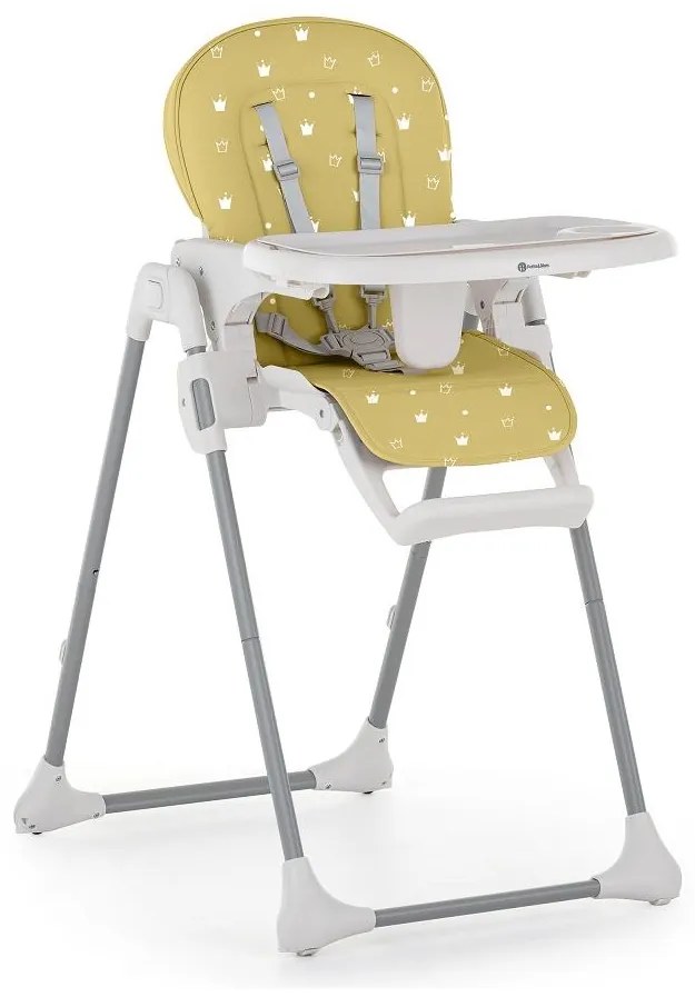 Petite&Mars PETITE&MARS - Dětská jídelní židle GUSTO žlutá AG0429