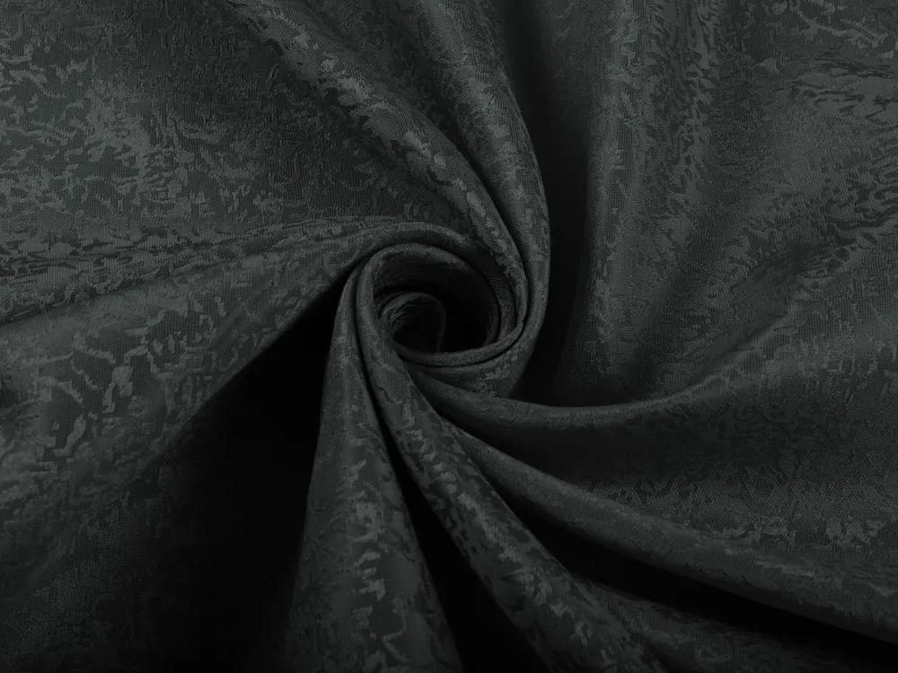 Biante Velký teflonový oválný ubrus TF-046 Venezia černý 200x260 cm