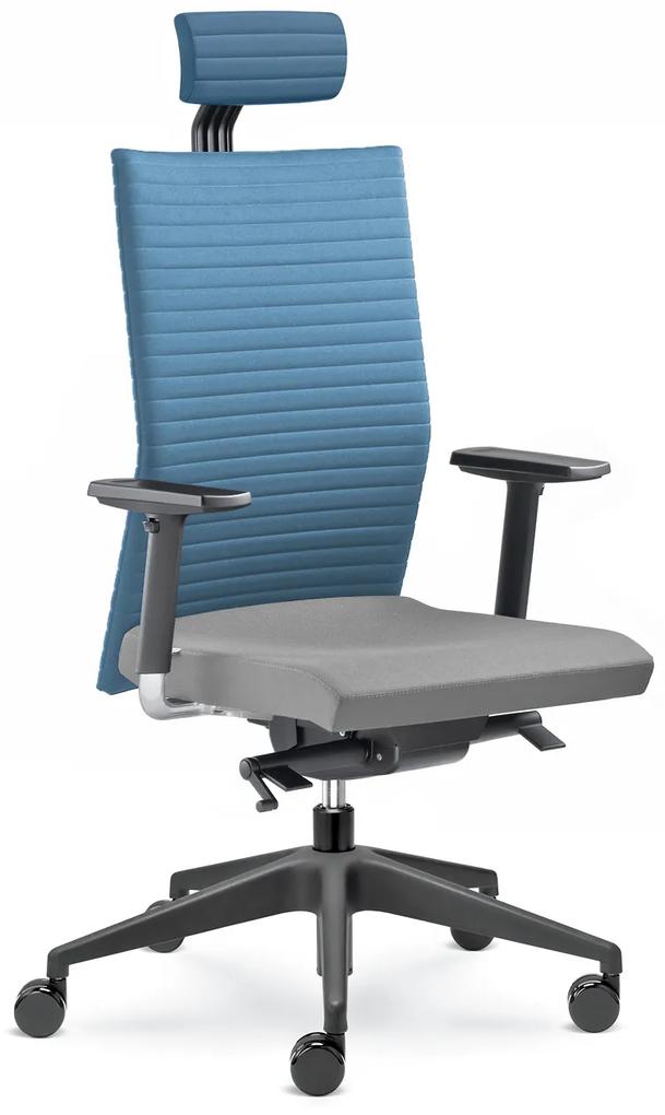 LD seating Element 435-SYS - Kancelářská židle  - modrá/šedá