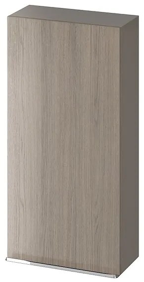 Cersanit - VIRGO závěsná skříňka 40cm, šedá-chrom, S522-037