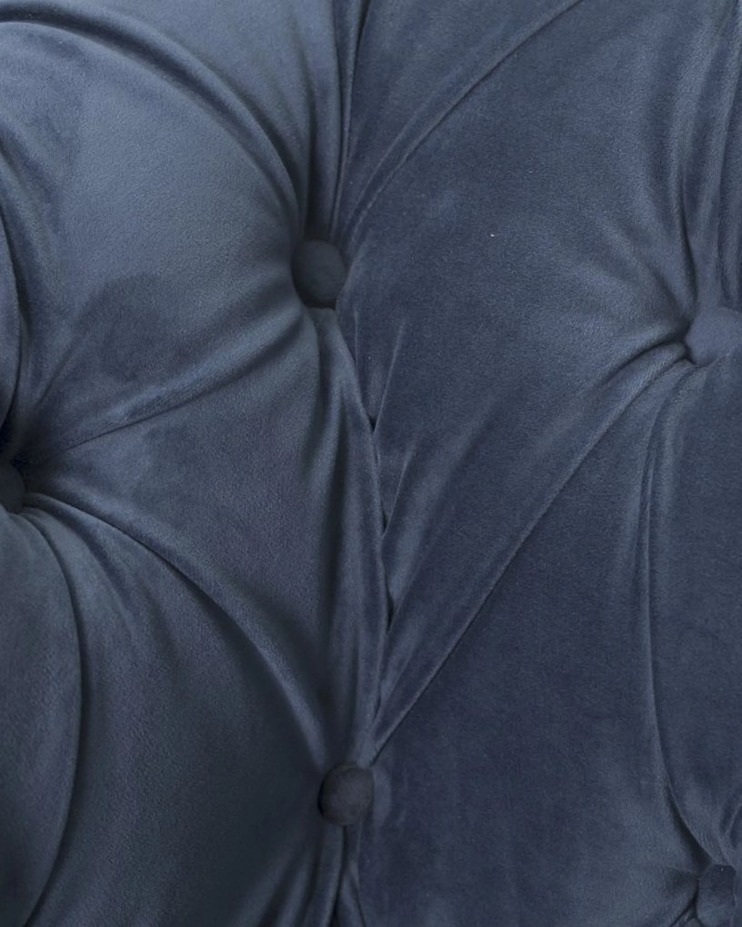 Křeslo Chesterfield Classic Velvet Midnight 118x96x77cm