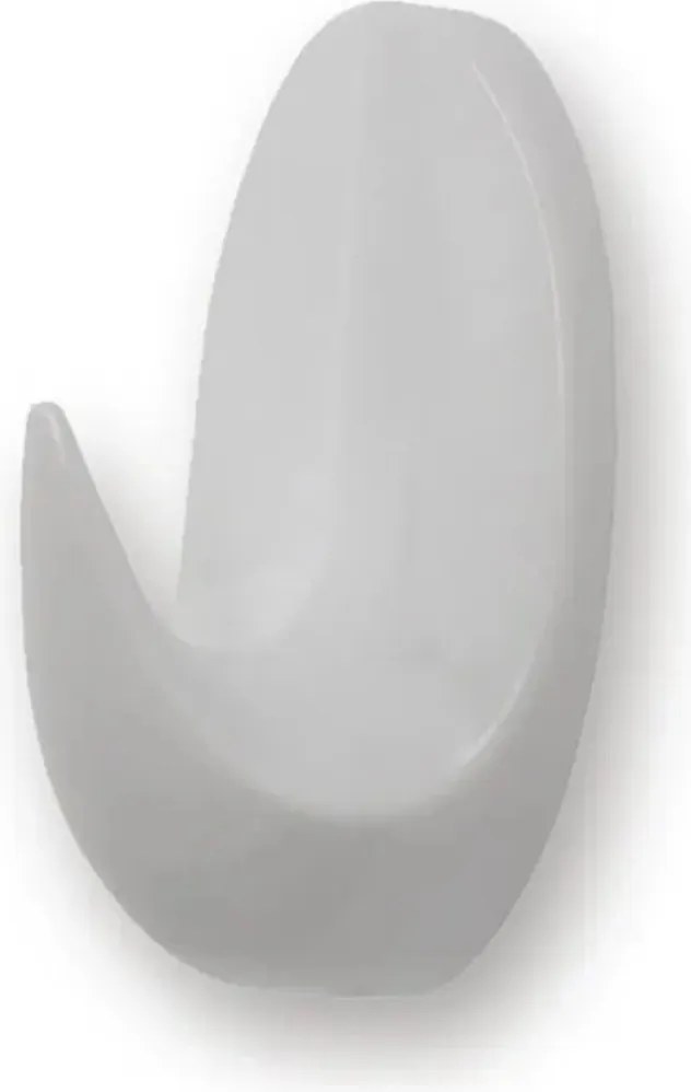 Háček H114 plast bílý 42 mm x 22 mm x 26 mm
