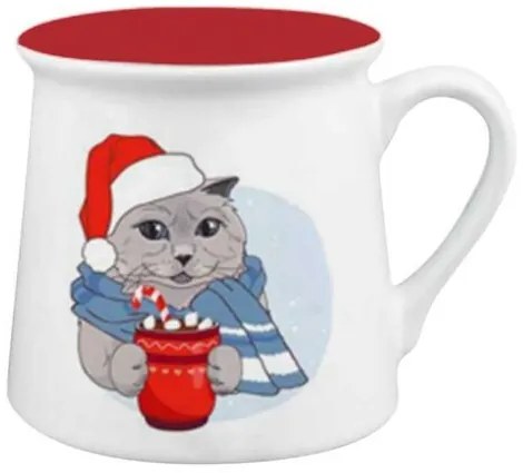 Toro Keramický hrnek Xmas Cat, 290 ml