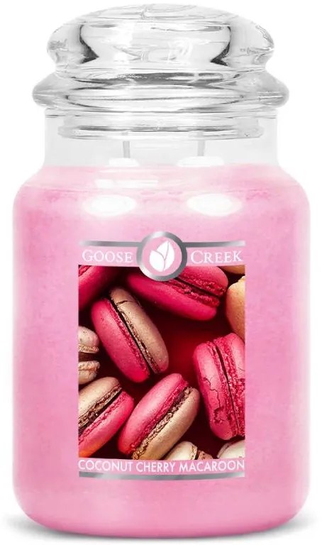 Goose Creek – vonná svíčka Coconut Cherry Macaron (Kokosová a třešňová makronka), 680 g